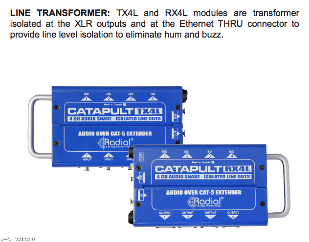 Radial Engineering Catapult RX4L
